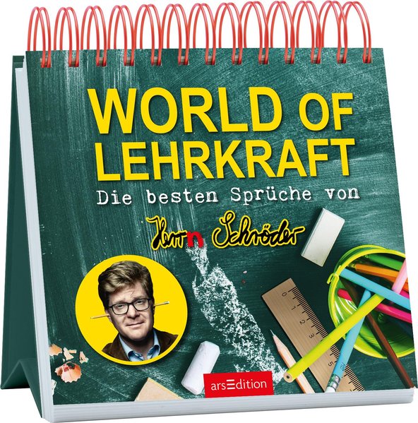 Buchcover: World of Lehrkraft. Die besten Sprüche von Herrn Schröder | Herr Schröder Toni Hamm ...